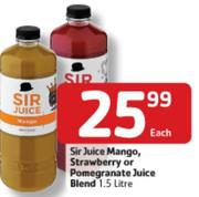 Special Sir Juice Mango, Strawberry Or Pomegranate Juice Blend-1.5Ltr ...