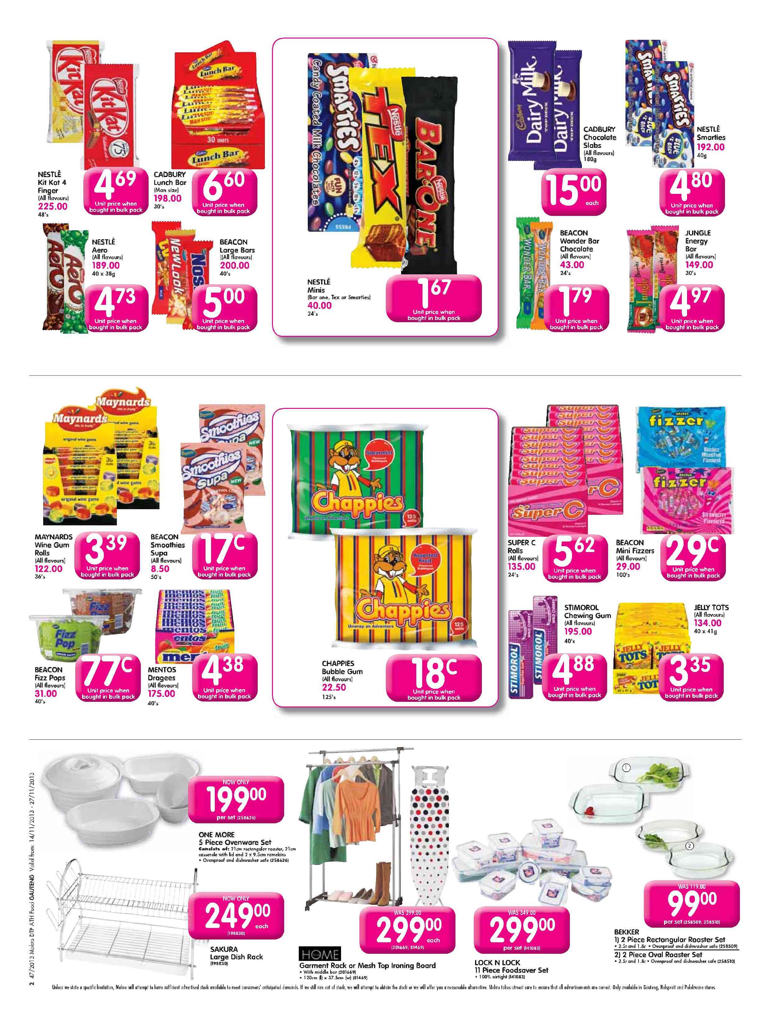 Special Beacon Wonder Bar Chocolate(All Flavours)-Each — www.guzzle.co.za