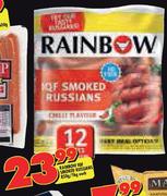 Special Rainbow IQF Smoked Russians-850g/1kg Each — www.guzzle.co.za