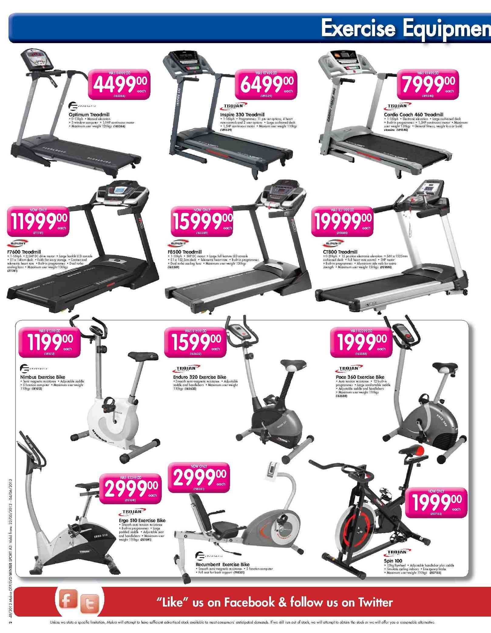 Special Trojan Enduro 320 Exercise Bike — www.guzzle.co.za