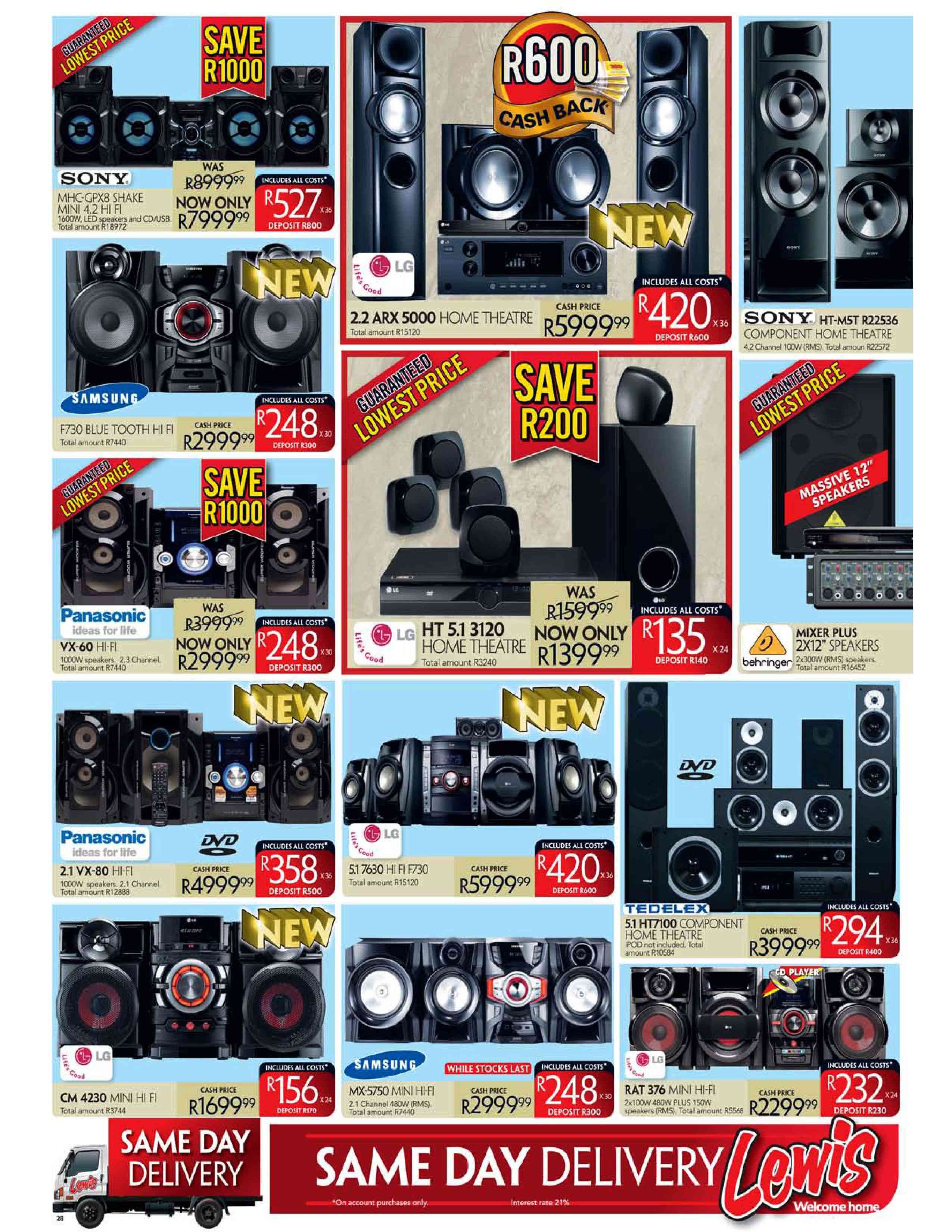 Special Tedelex 5.1 HT 7100 Component Home Theatre — www.guzzle.co.za