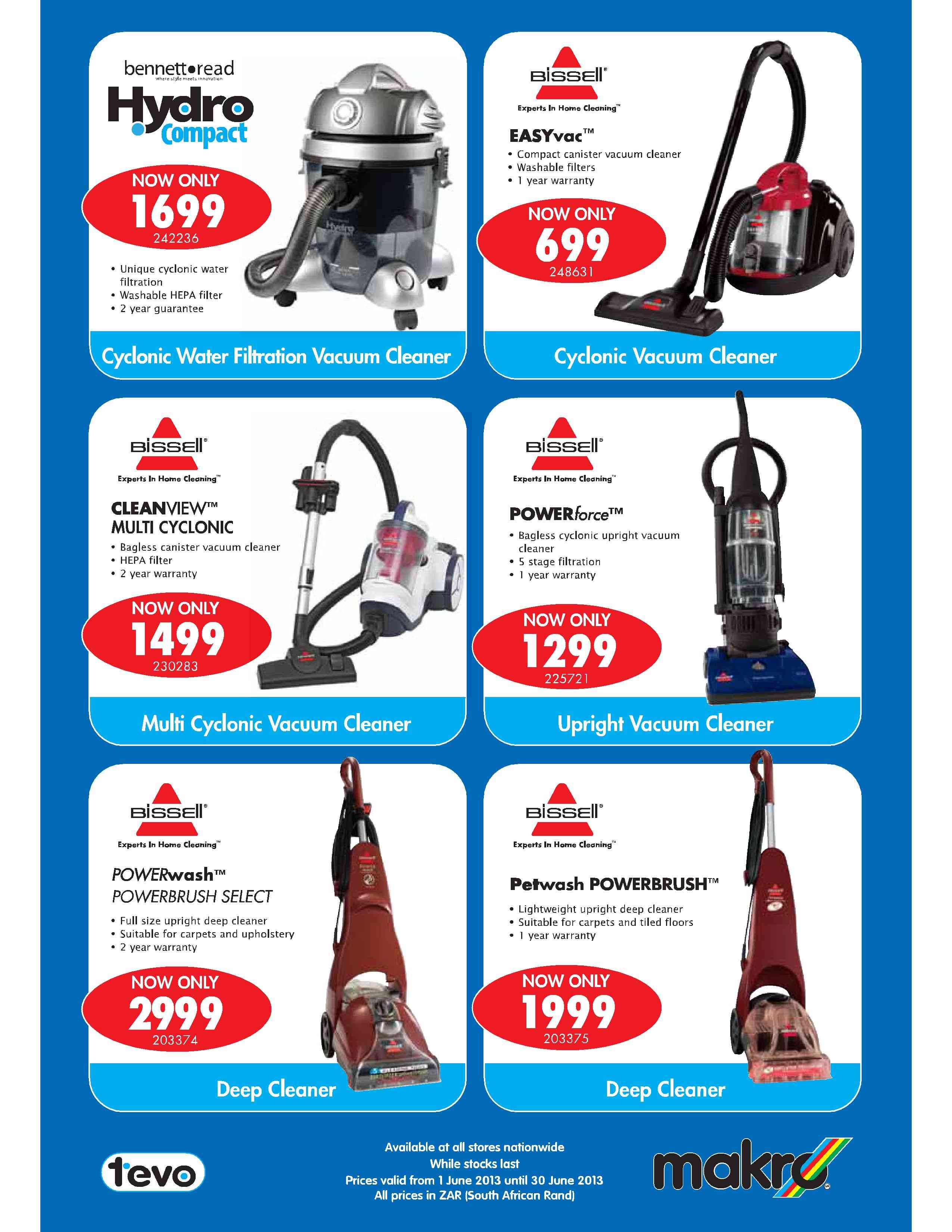 Special Bennett Read Hydro Compact Cyclonic Water Filtration Vacuum ...