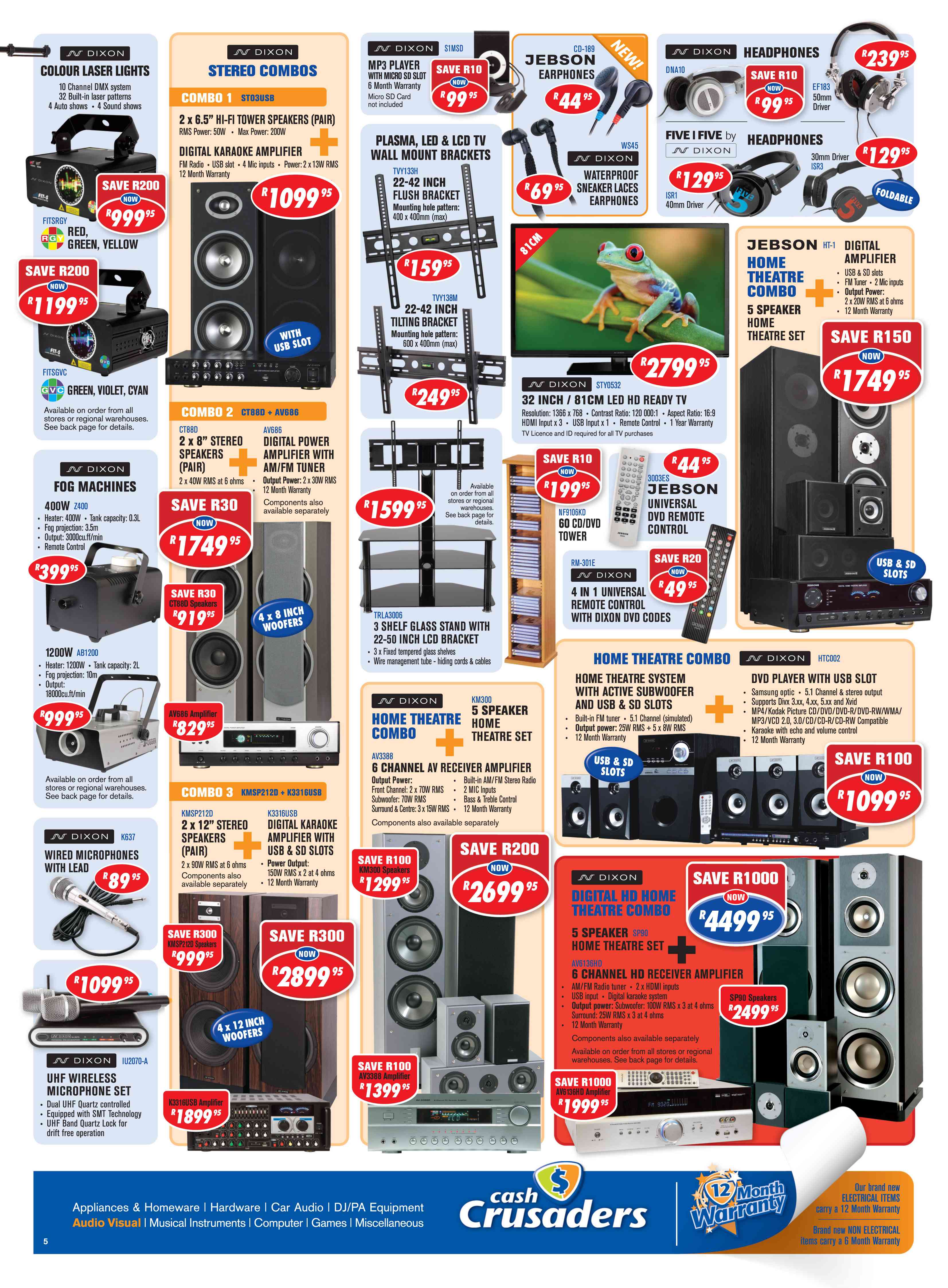 Special Dixon 6 Channel AV Receiver Amplifier (AV3388) — www.guzzle.co.za