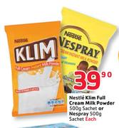 Special Nestle Klim Full Cream Milk Powder 500g Sachet Or Nespray 500g ...