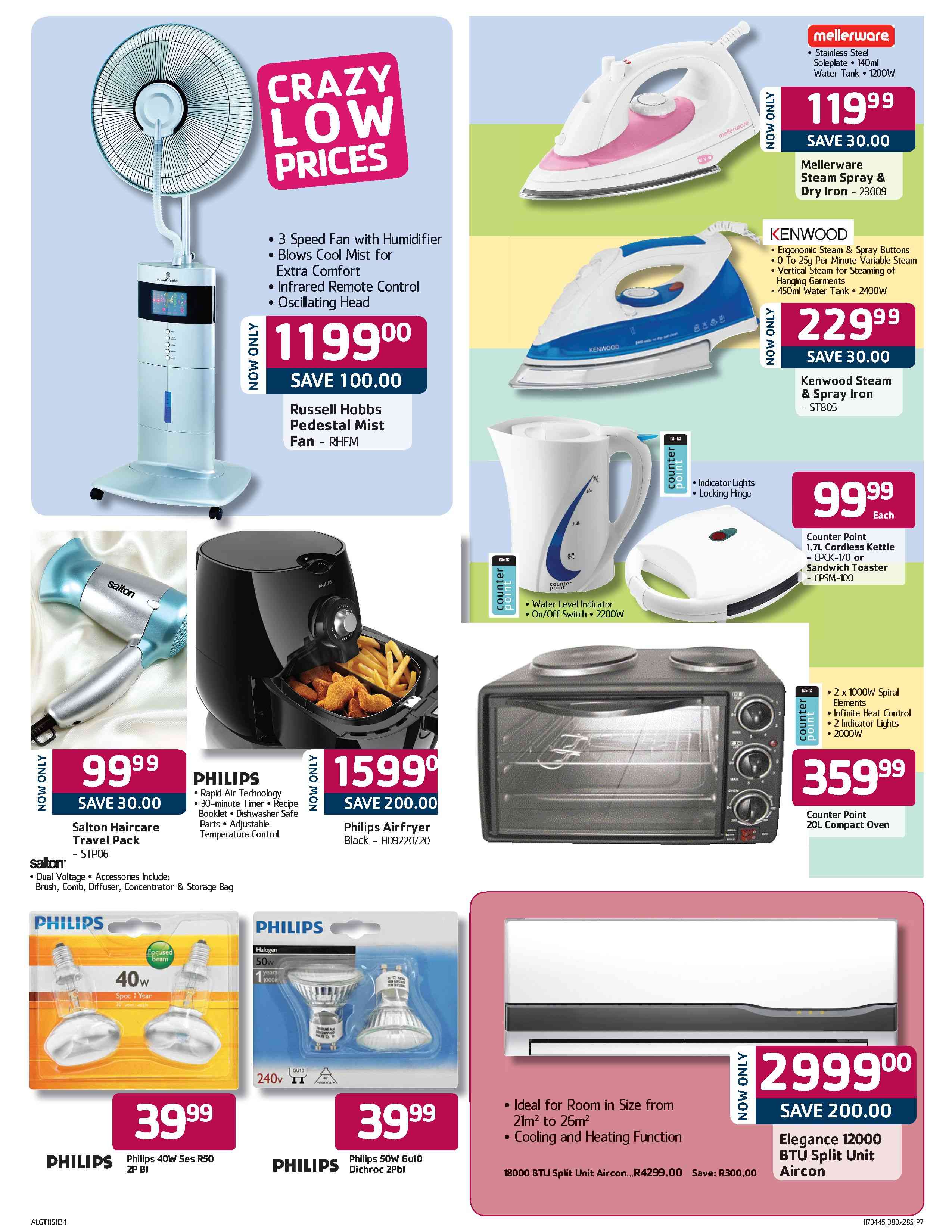 Special Philips Airfryer Black (HD9220/20) — www.guzzle.co.za