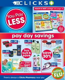 Clicks : You Pay Less (19 June - 4 July 2019) — www.guzzle.co.za