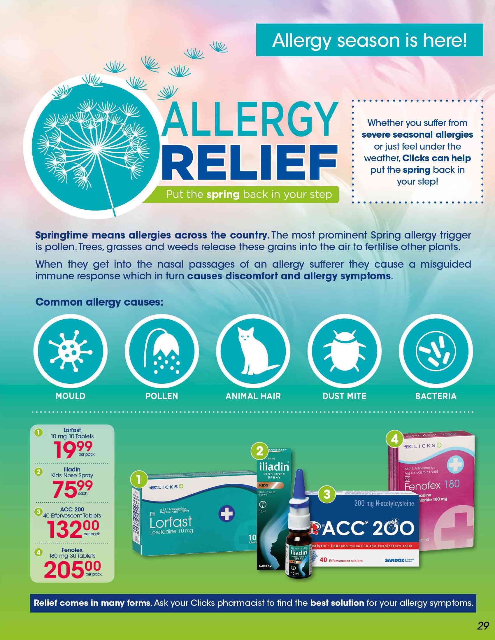 Special Clicks Fenofex 180mg 30 Tablets-Per Pack — www.guzzle.co.za