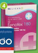 Special Clicks Fenofex 180mg 30 Tablets-Per Pack — www.guzzle.co.za