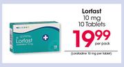 Special Lorfast 10mg Tablets-10's Per Pack — www.guzzle.co.za