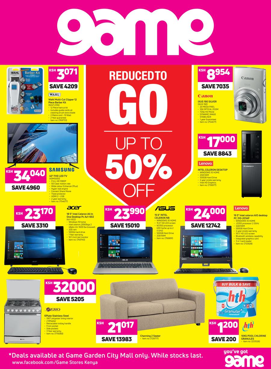 Game Kenya Garden City Mall : Reduced To Go (29 Oct - While Stocks Last ...
