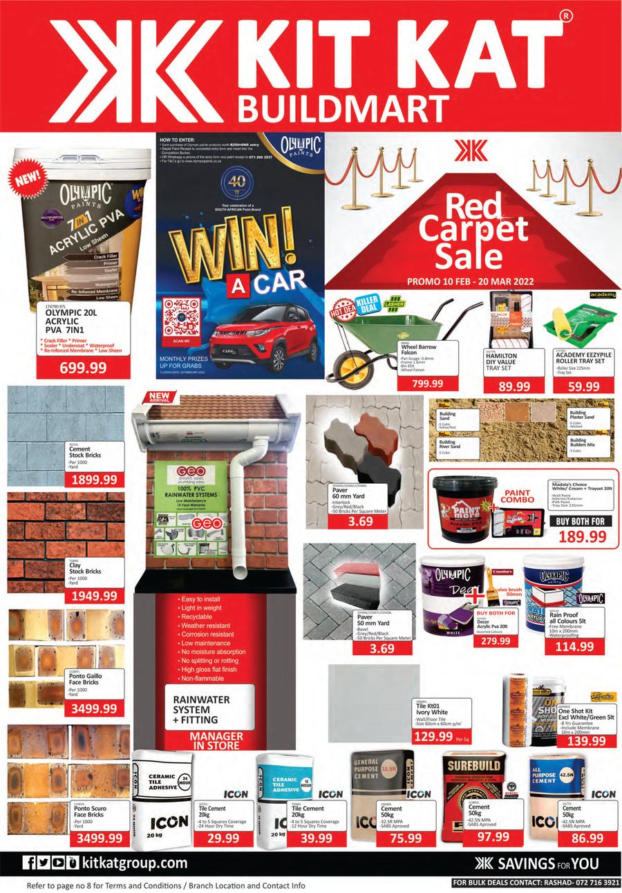 Kit Kat Build Mart : Red Carpet Sale (10 February - 20 March 2022) — m ...