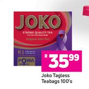 Special Joko Tagless Teabags-100's Pack — www.guzzle.co.za