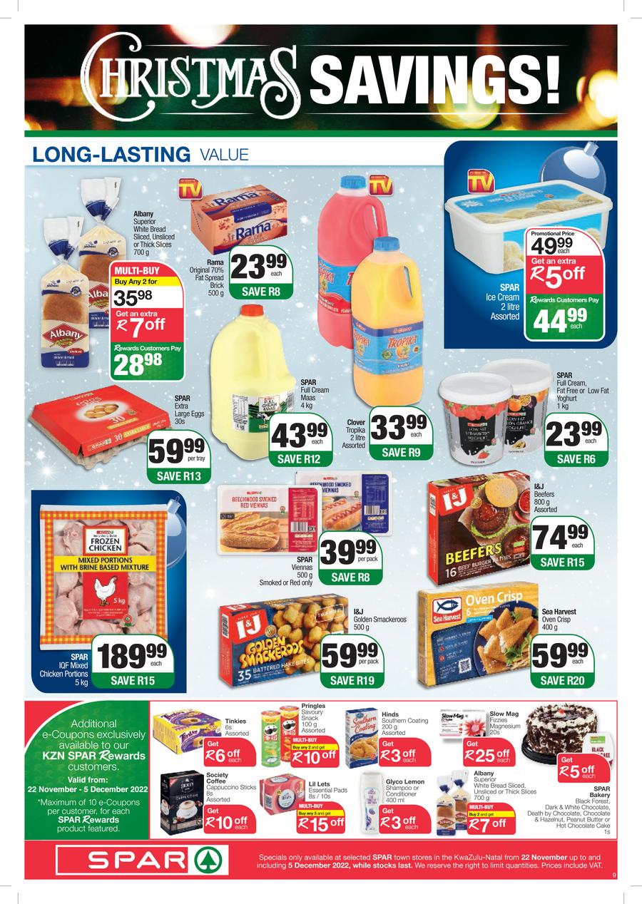 Spar KwaZulu-Natal : We're For Merry Christmas Smiles (22 November - 5 ...