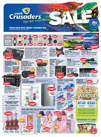Cash Crusaders : Sale (17 Sep - 9 Oct 2016) — www.guzzle.co.za
