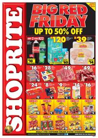 Shoprite Western Cape : Big Red Friday (15 Nov 2019 ONLY) — www.guzzle ...