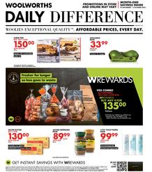 Woolworths KwaZulu-Natal : Daily Difference (19 September - 02 October ...