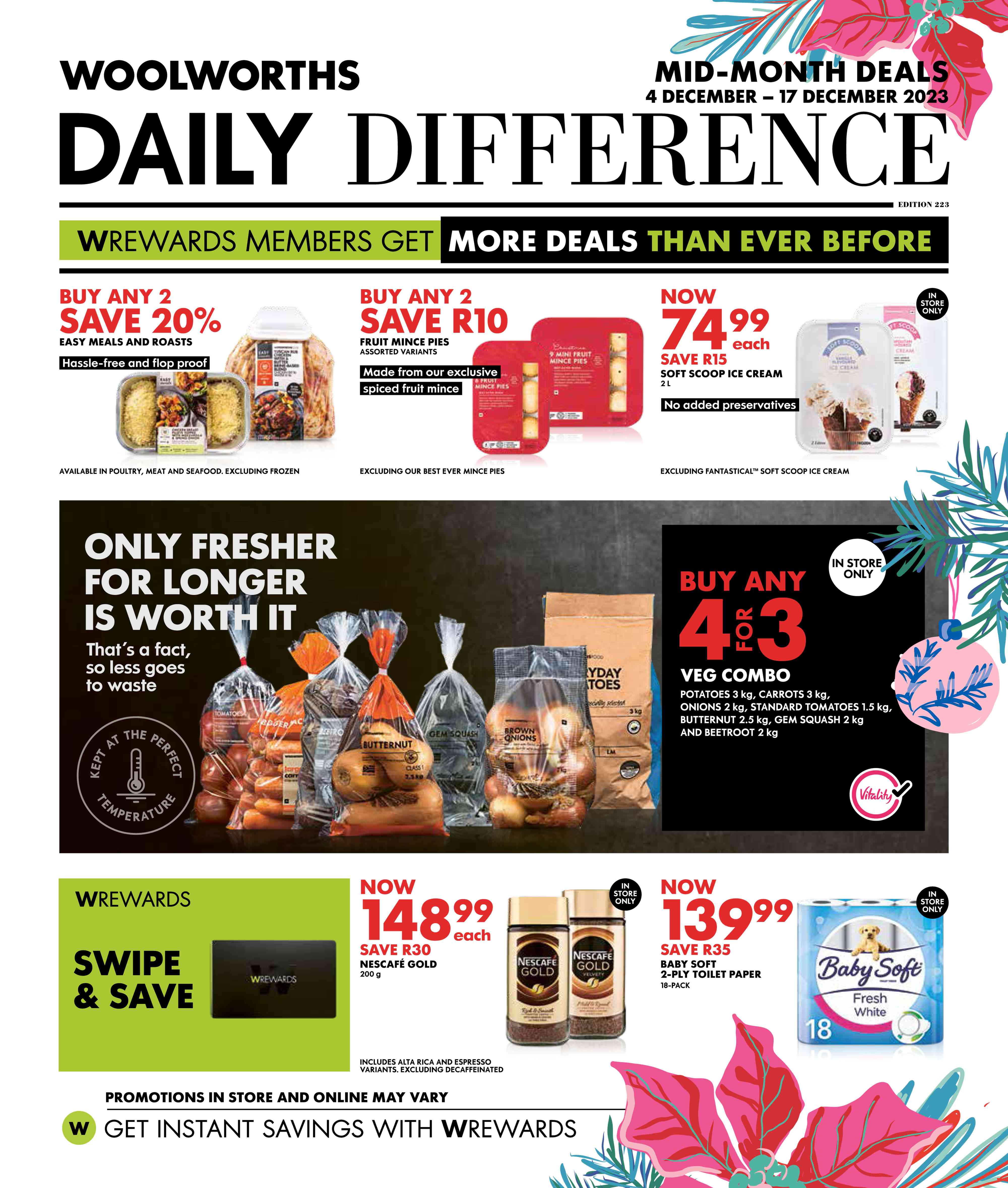 Woolworths KwaZulu-Natal : Daily Difference (04 December - 17 December ...