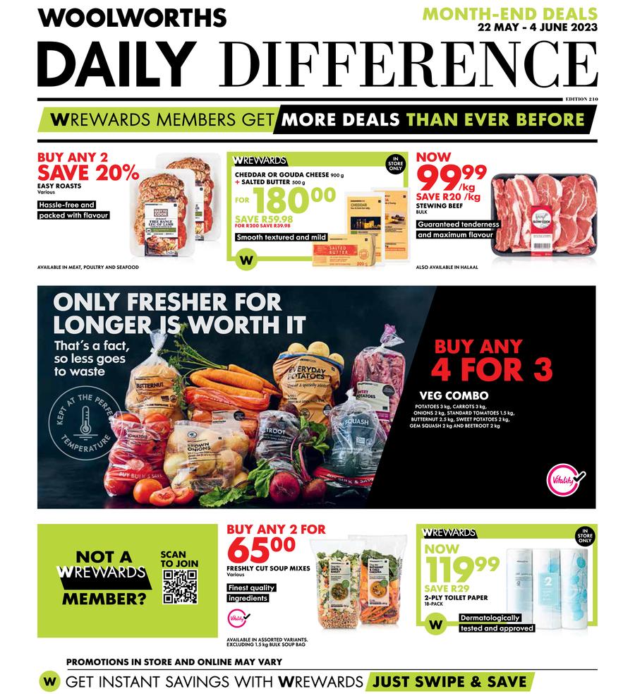 Woolworths KwaZulu-Natal : Daily Difference (22 May - 04 June 2023) — m ...