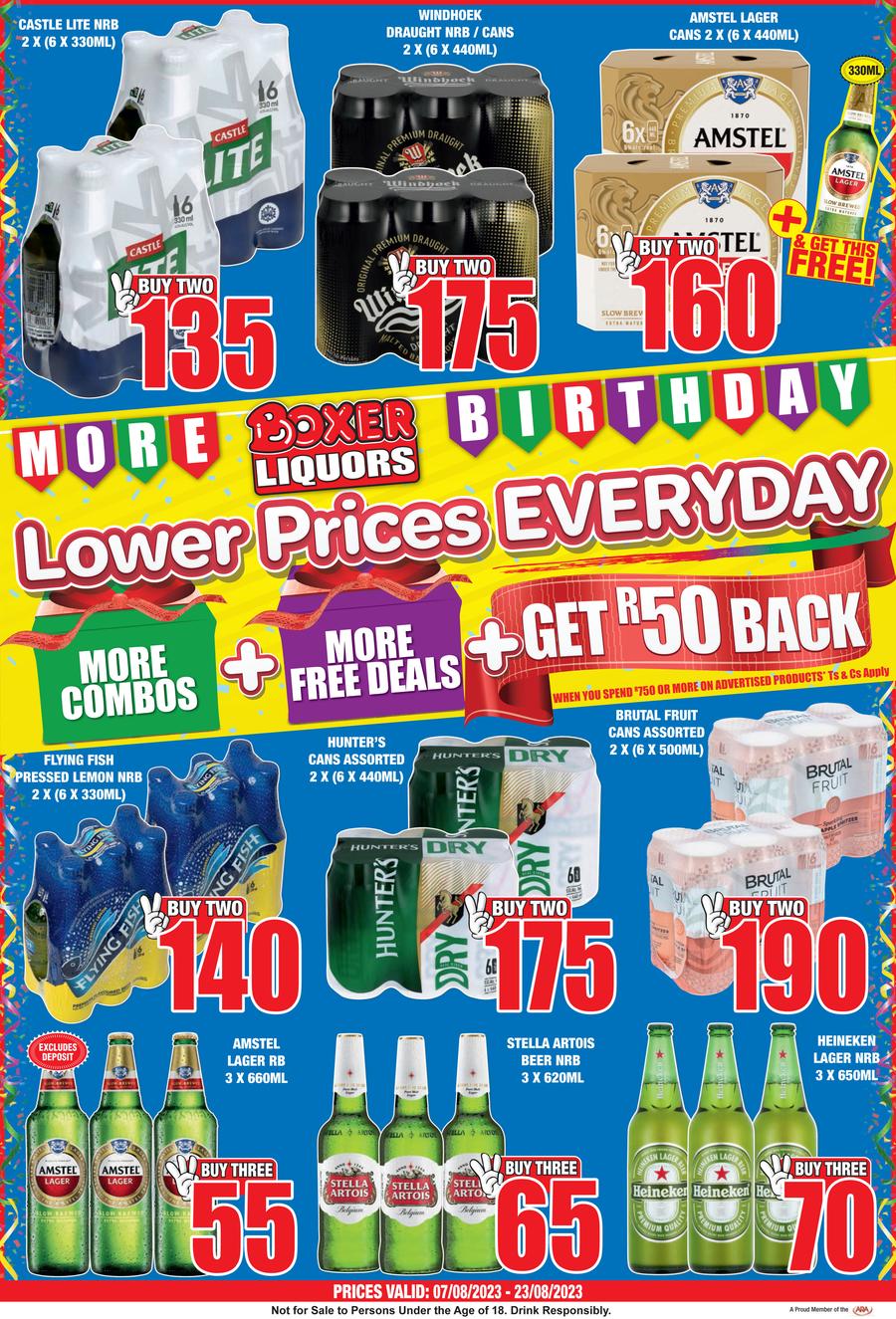 Boxer Liquor Free State & North West : Low Prices Everyday (7 August ...