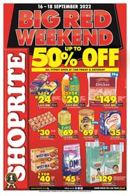 Shoprite Western Cape : Big Red Weekend (16 September - 18 September ...