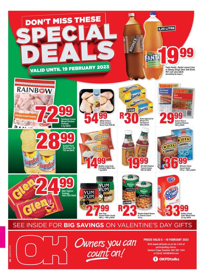 OK Foods Eastern Cape : Don't Miss These Special Deals (08 February ...