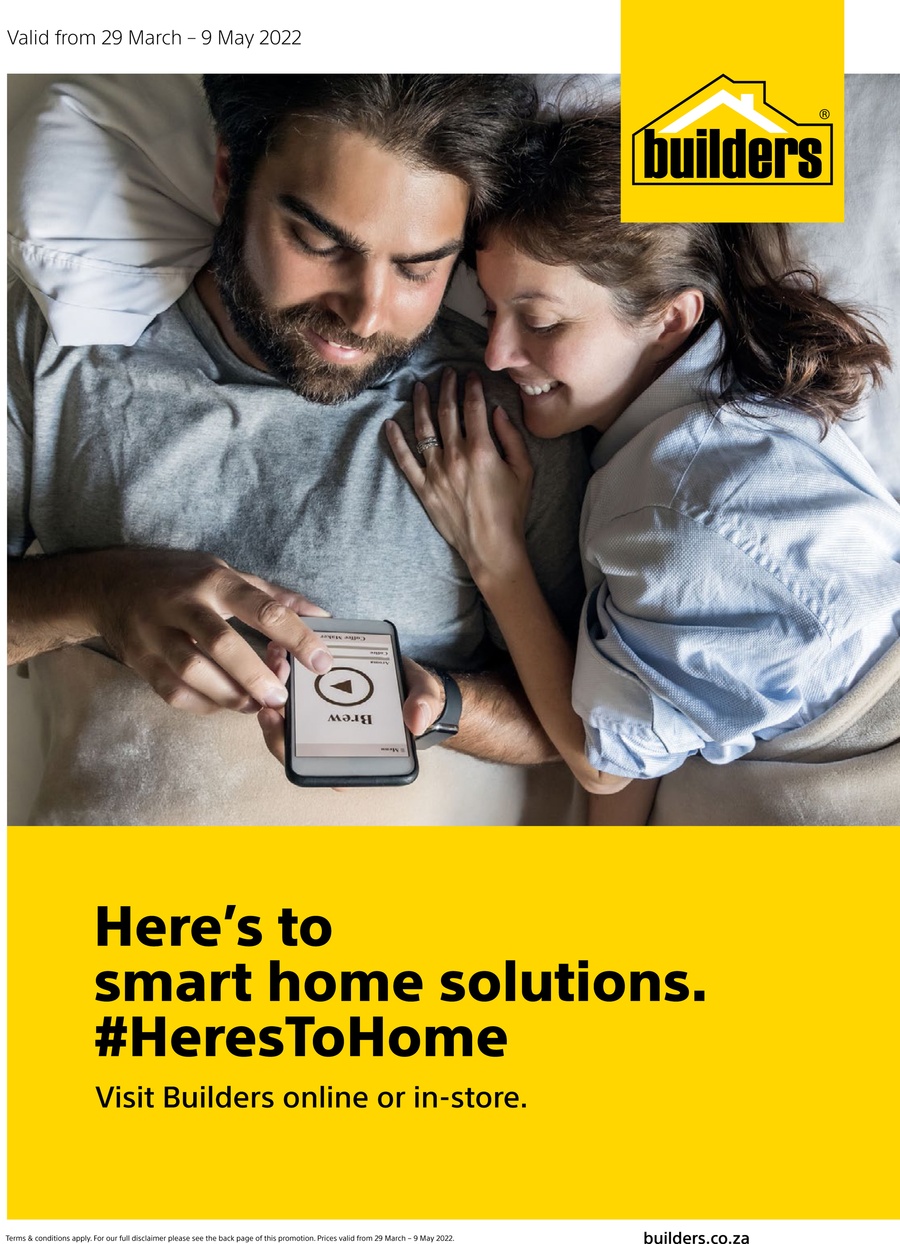 Builders : Here's To Smart Home Solutions (29 March - 09 May 2022) — m ...