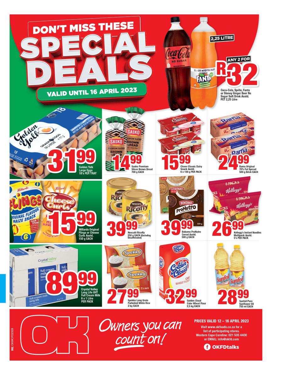 OK Foods Western Cape : Don't Miss These Special Deals (12 April - 16 ...