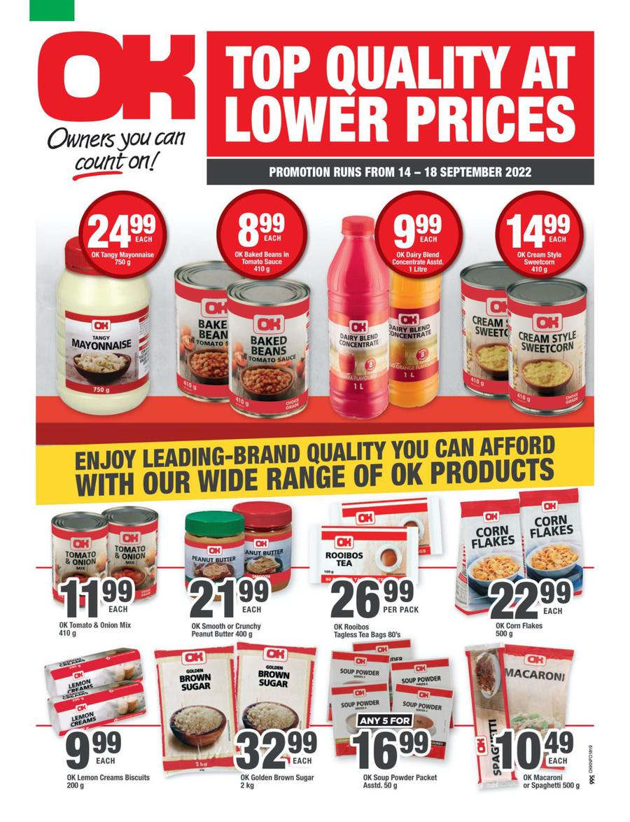 OK Foods KwaZulu-Natal : Top Quality At Lower Prices (14 September - 18 ...