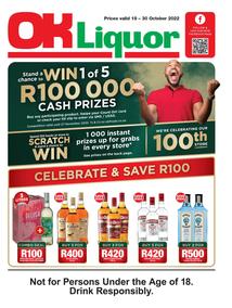 OK Liquor Eastern Cape : Celebrate & Save R100 (19 October - 30 October ...