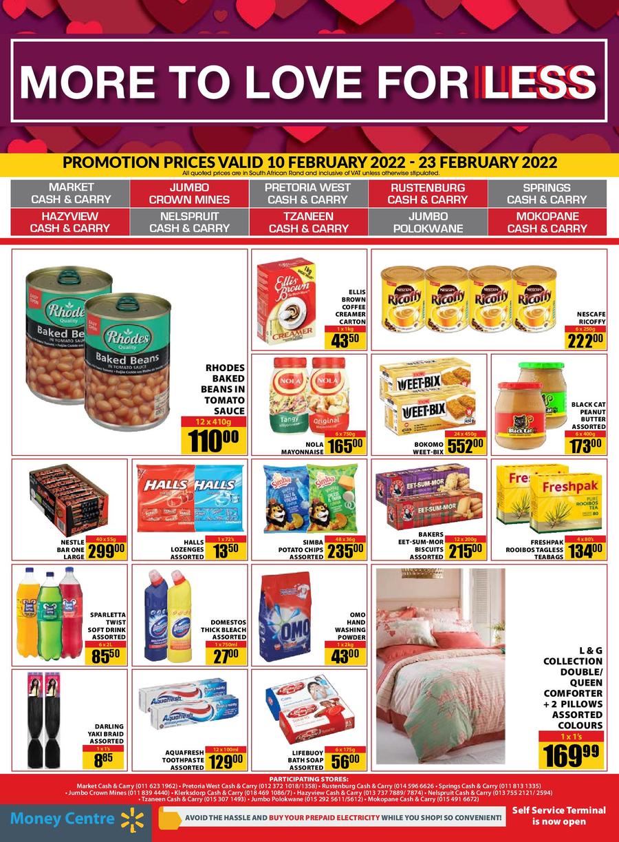 Jumbo Cash & Carry Gauteng : More To Love For Less (10 February - 23 ...