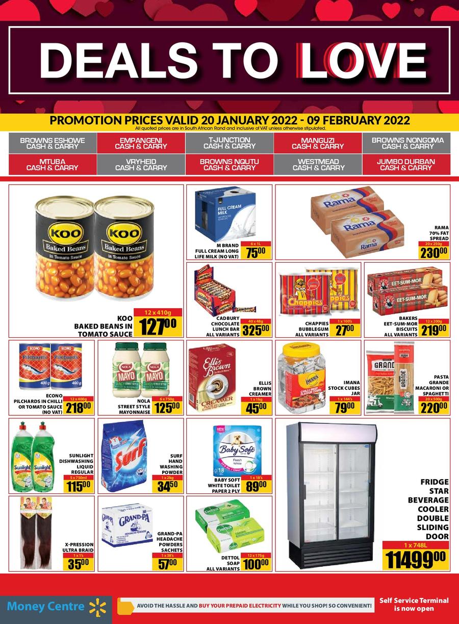 Jumbo Cash & Carry KwaZulu-Natal : Deals To Love (20 January - 09 ...
