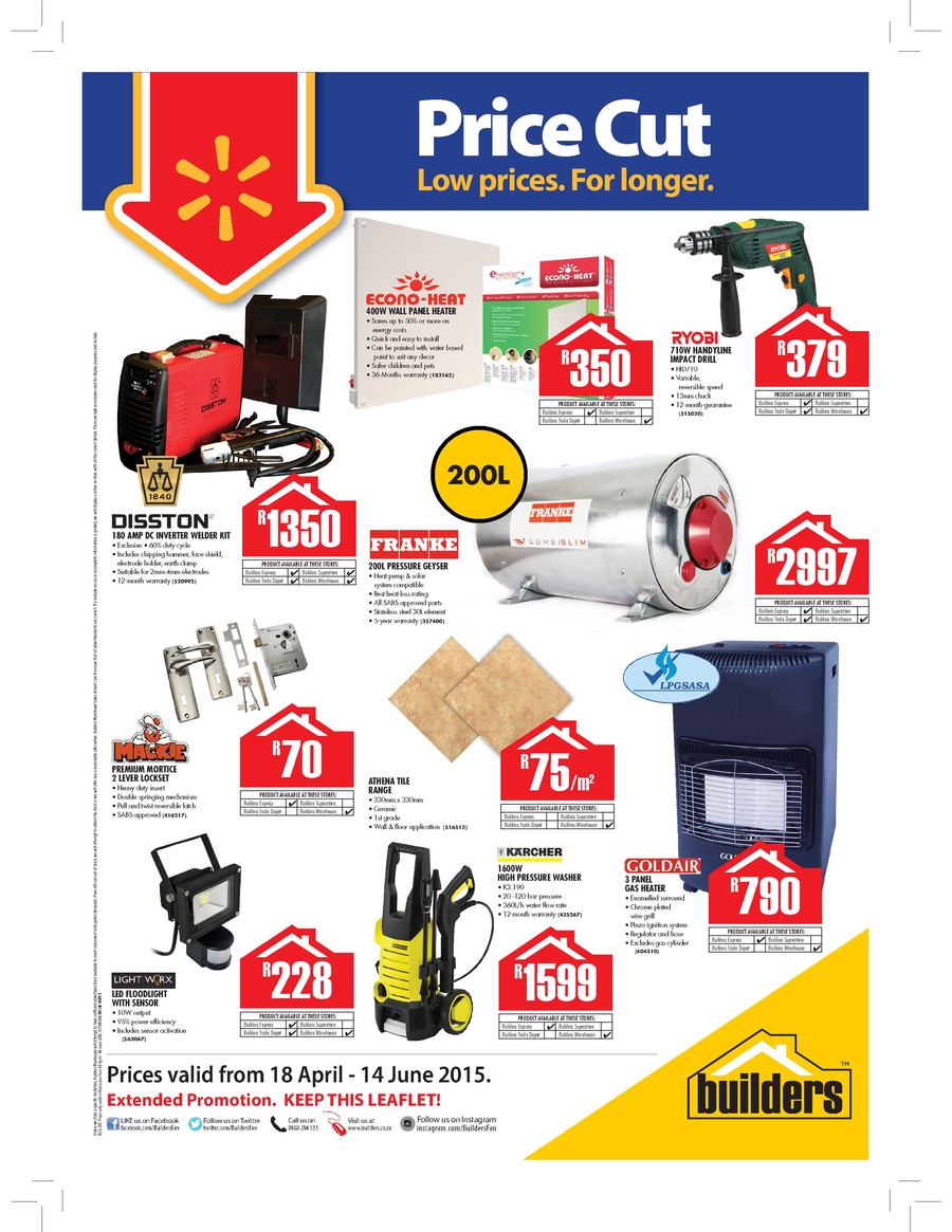 Builders Warehouse (18 Apr - 14 Jun 2015) — m.guzzle.co.za
