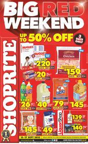 Shoprite KwaZulu-Natal : Big Red Weekend (15 September - 17 September ...