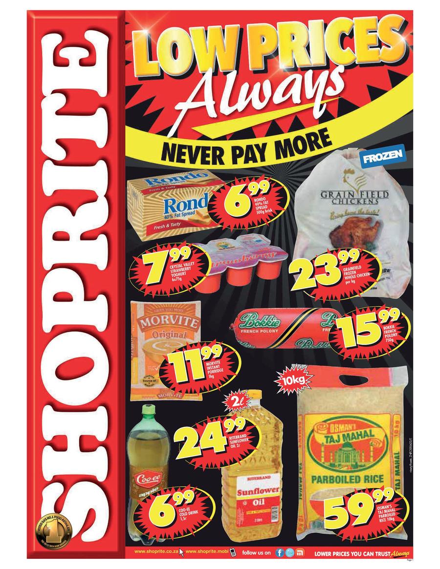 Shoprite : Low Prices ( 06 Oct - 12 Oct 2014 ) — m.guzzle.co.za
