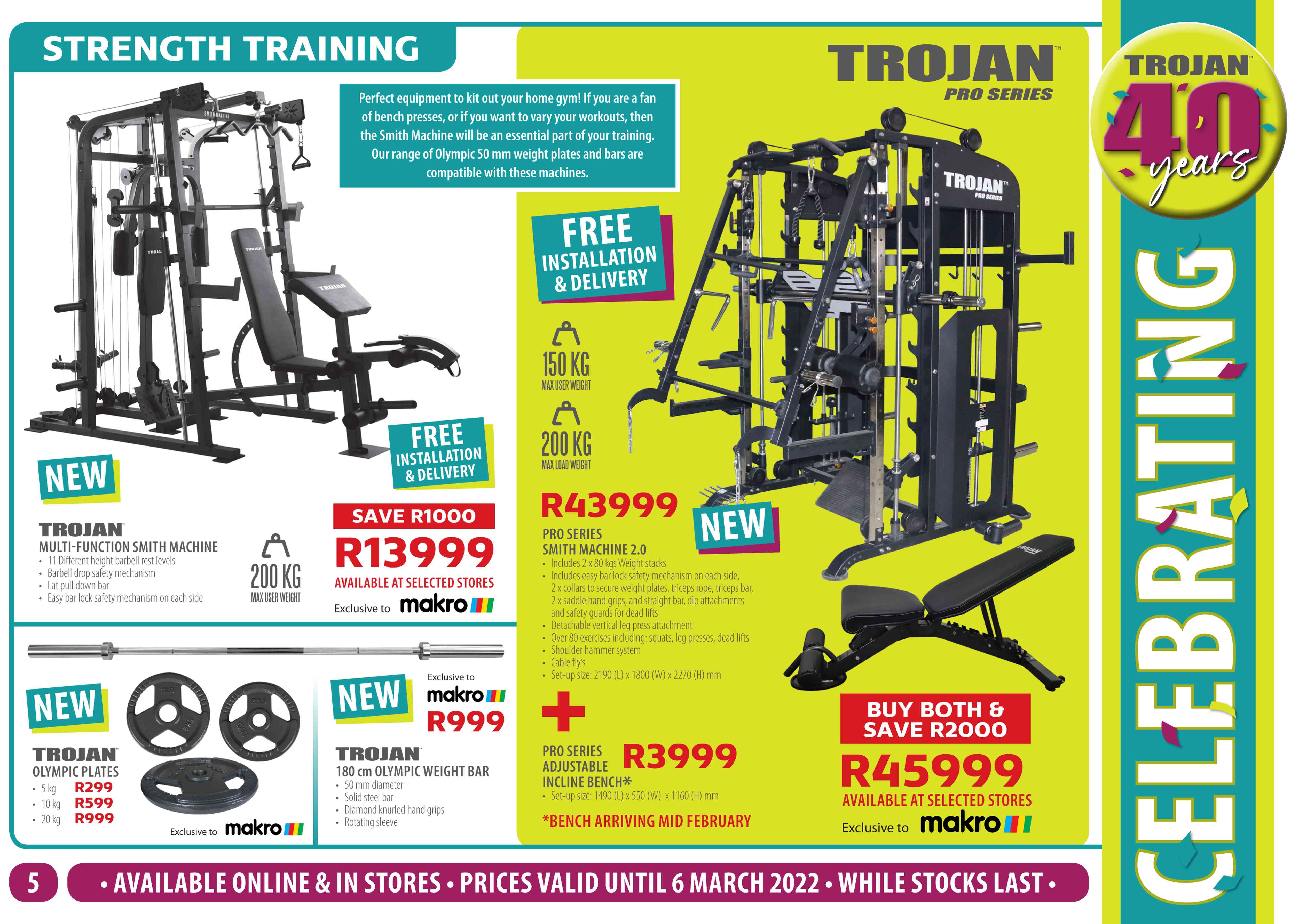 Special [MAKRO]-Trojan Pro Series Smith Machine 2.0 + Trojan Pro Series ...