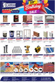 K Carrim Builders Mecca : 59th Birthday Sale (28 September - 09 October ...