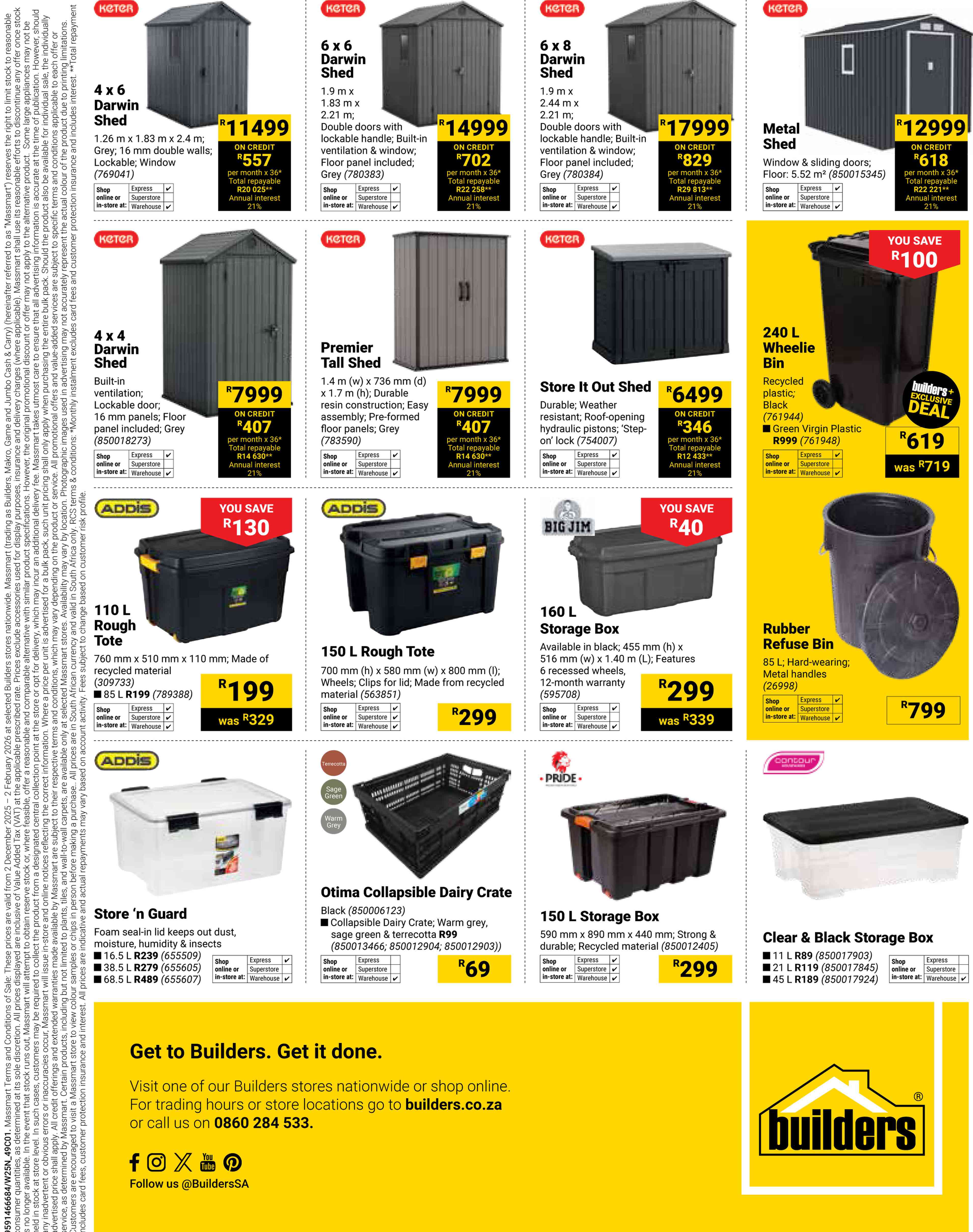 DIY Specials | Catalogue | SA Promotional Leaflets | Builders
