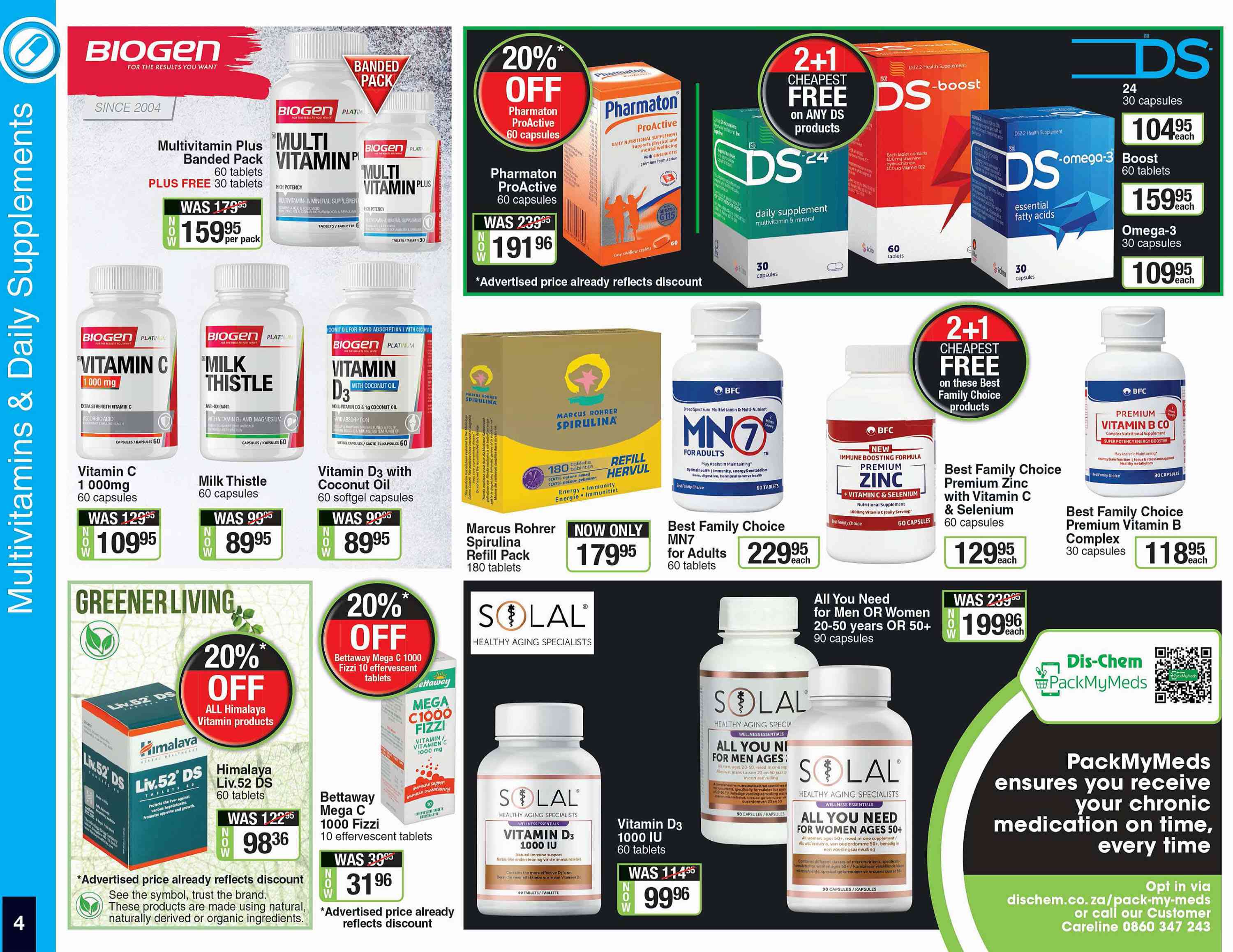 Special Biogen Multivitamin Plus Banded Pack-60 Tablets Plus Free 30 ...