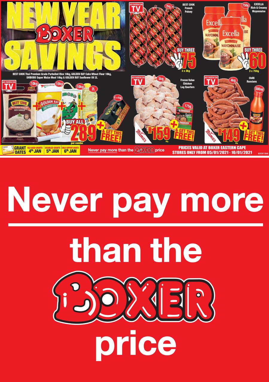 Boxer Super Store Eastern Cape : Weekly Specials (05 January - 10 ...