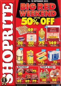 Shoprite Eastern Cape : Big Red Weekend (16 September - 18 September ...