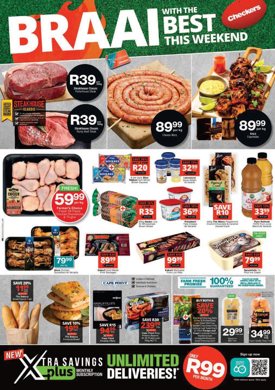 Checkers Eastern Cape : Xtra Savings (27 September - 1 October 2023 ...