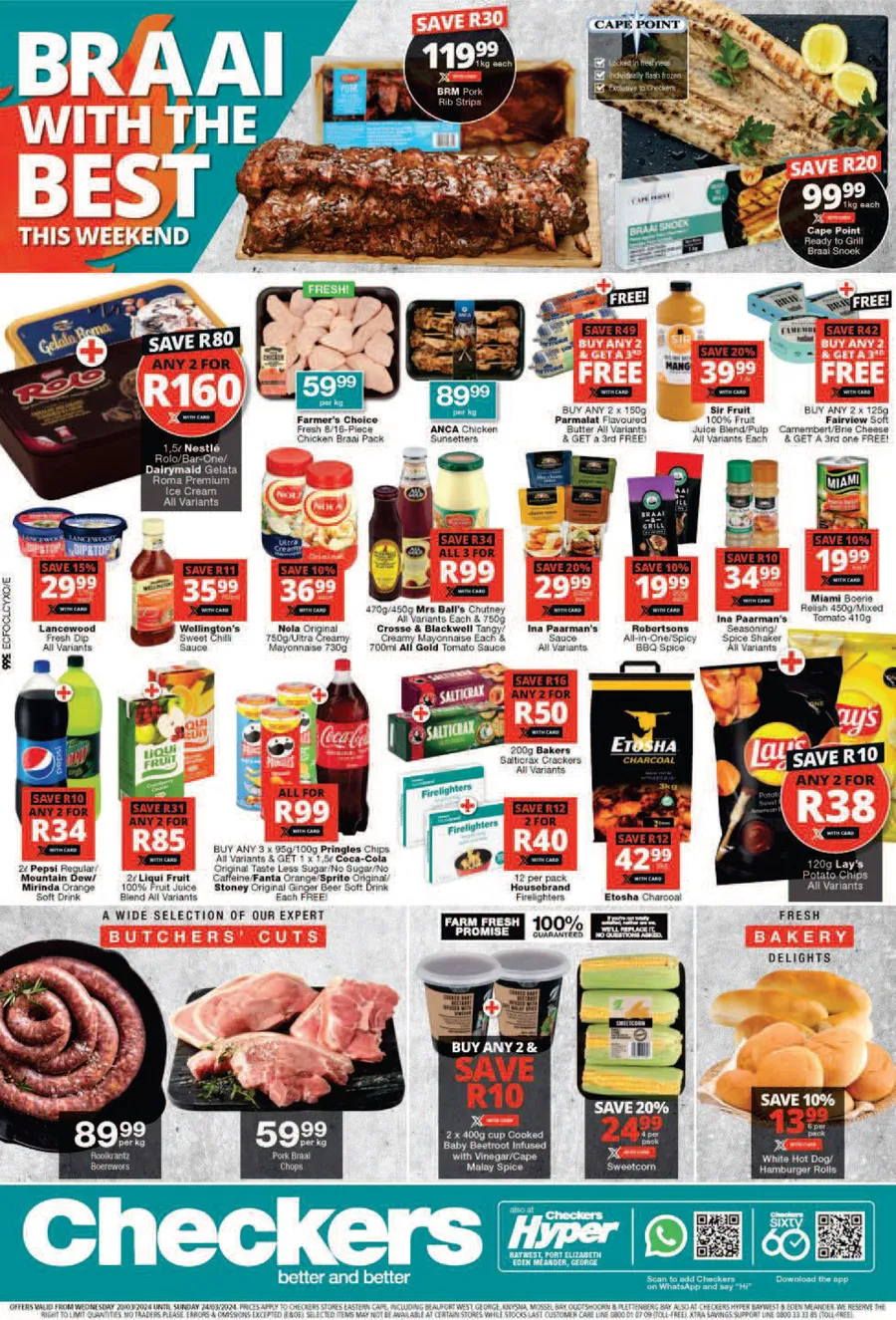 Checkers Eastern Cape : Long Weekend Savings (20 March - 24 March 2024 ...