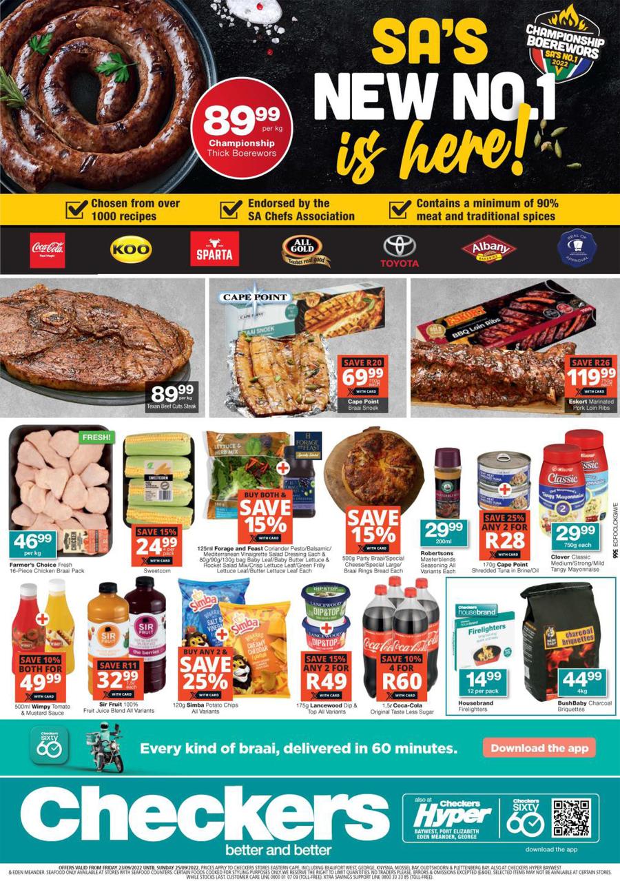 Checkers Eastern Cape : SA's New No.1 Is Here (23 September - 25 ...
