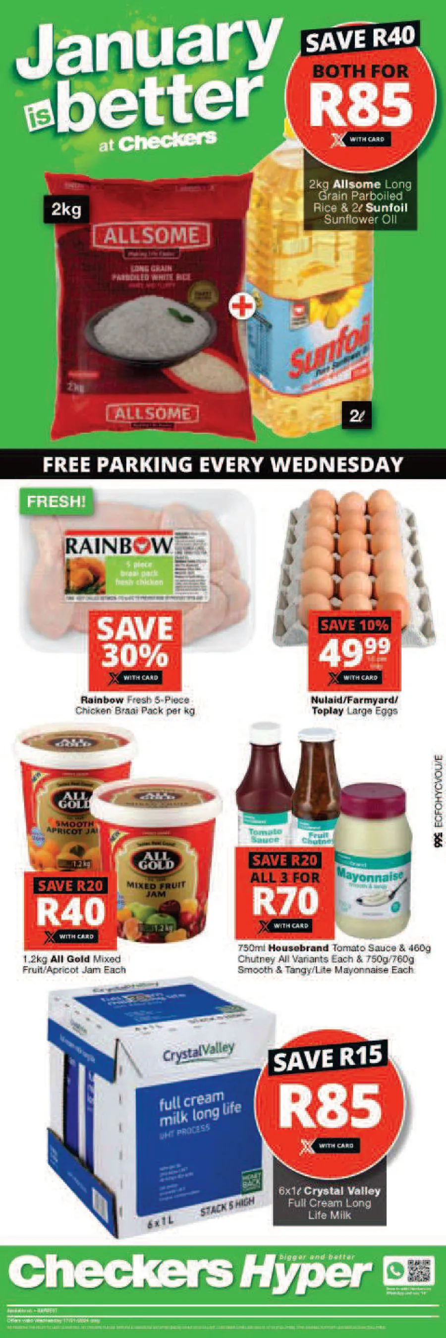 Checkers Hyper Bay West : January Savings (17 January 2024) — m.guzzle ...