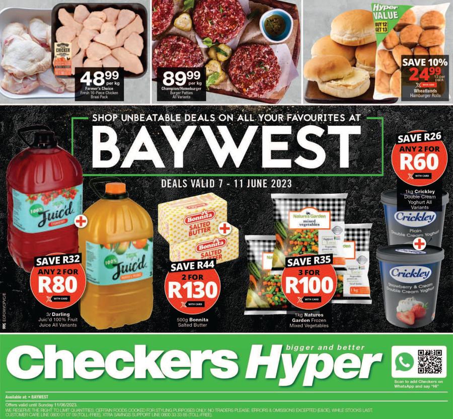 Checkers Hyper Bay West : Xtra Savings (7 June - 11 June 2023) — m ...