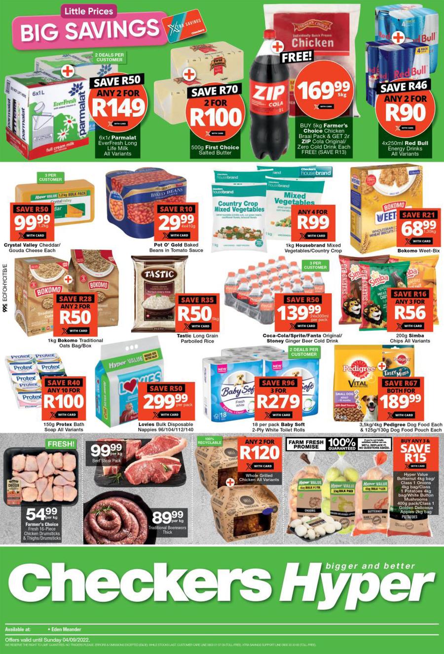 Checkers Hyper Eden Meander : Little Prices Big Savings (1 September ...