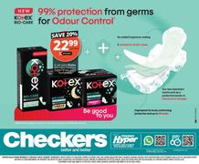 Checkers Eastern Cape : Kotex Promotion (21 August - 10 September 2023 ...