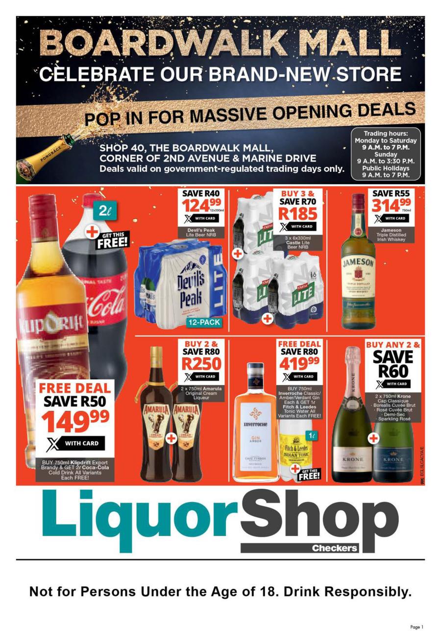 Checkers liquor Boardwalk Mall : Celebrate Our Brand New Store (22 ...