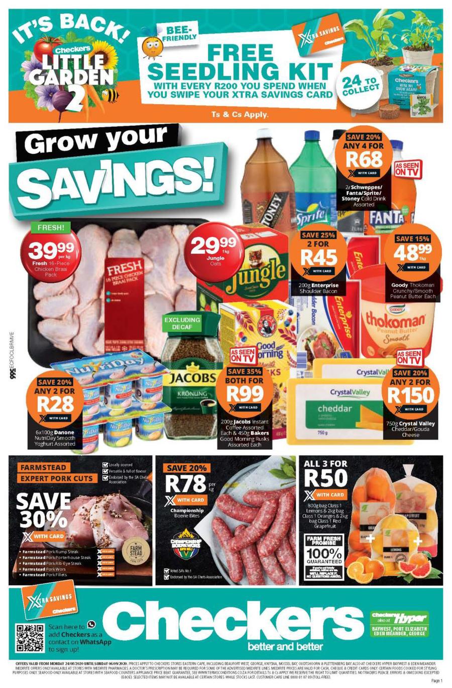 Checkers Eastern Cape : Little Garden Specials (24 August - 06 ...