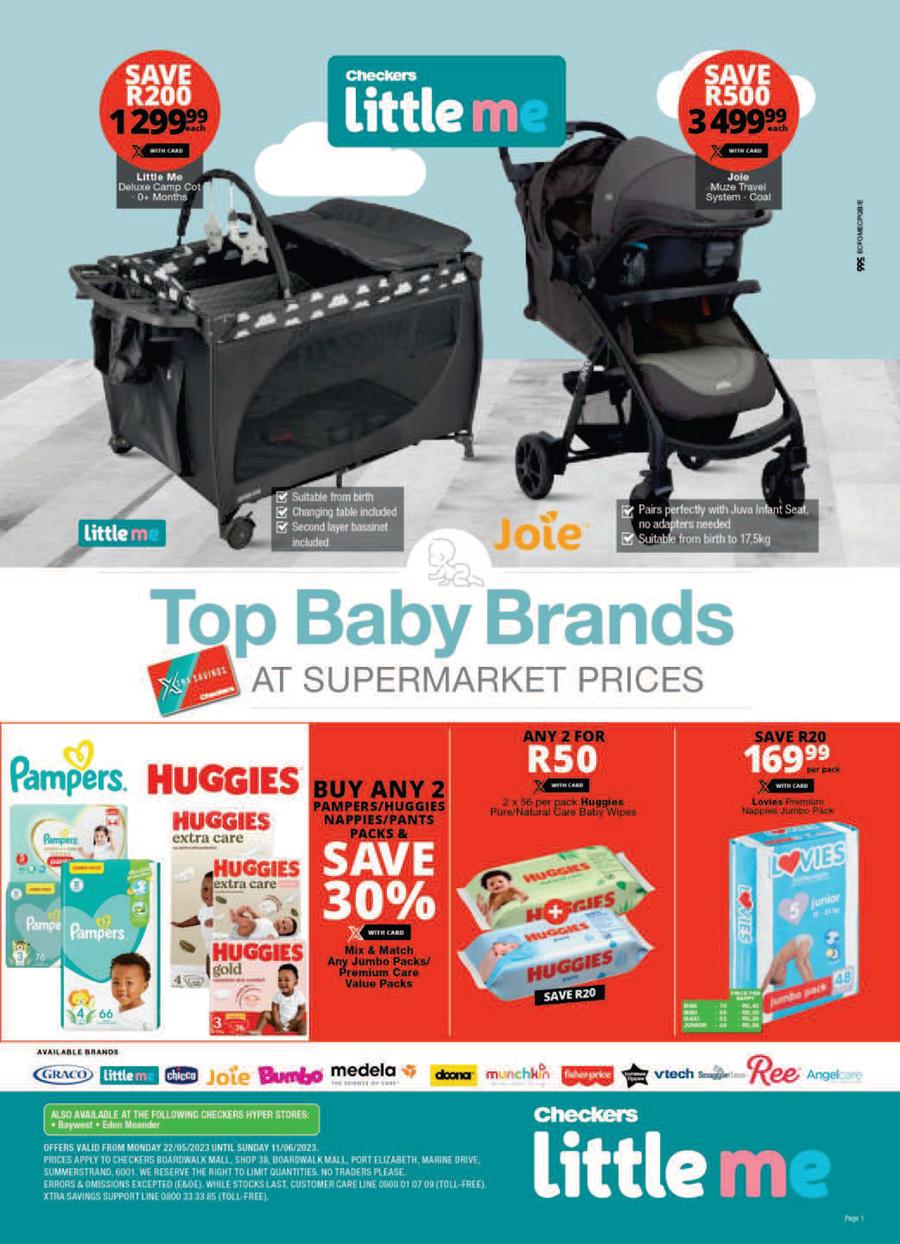 Checkers Boardwalk Mall : Little Me (22 May - 11 June 2023) — m.guzzle ...